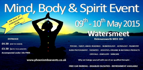 Mind, Body & Spirit Event, Phoenix MBS Events - Ref #2422 | Stall ...