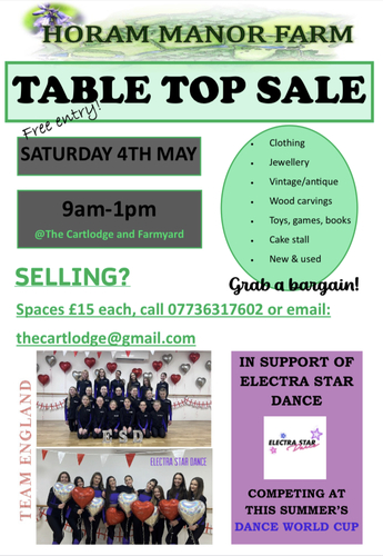 Table Top Fundraiser, Horam Manor Farm - Ref #54691 | Stall & Craft ...