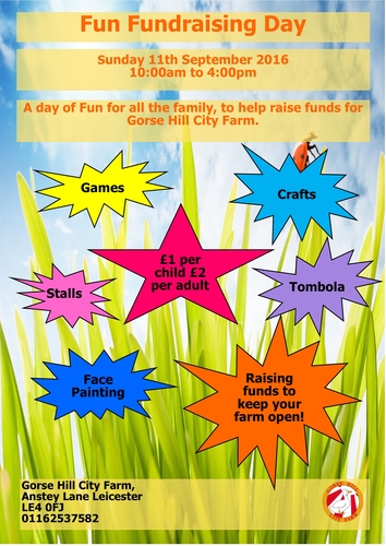 Fun Fundraising Day, Gorse Hill City Farm - Ref #19862 | Stall & Craft ...