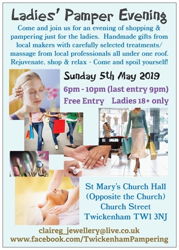 Ladies' Pamper Evenings in Twickenham 2019, Claireg_jewellery - Ref ...