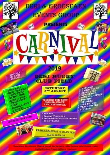 Deri and Groesfaen Carnival & Market, Deri & Groesfaen Events Group ...
