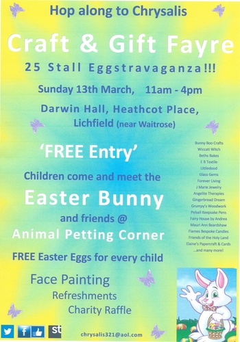 Easter Egg...stravaganza Craft & Gift Fayre, Chrysalis - Ref #9396 ...
