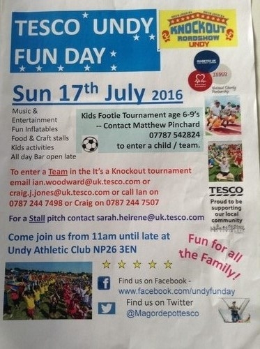 Tesco Undy Fun Day, Tesco Magor - Ref #17002 | Stall & Craft Collective
